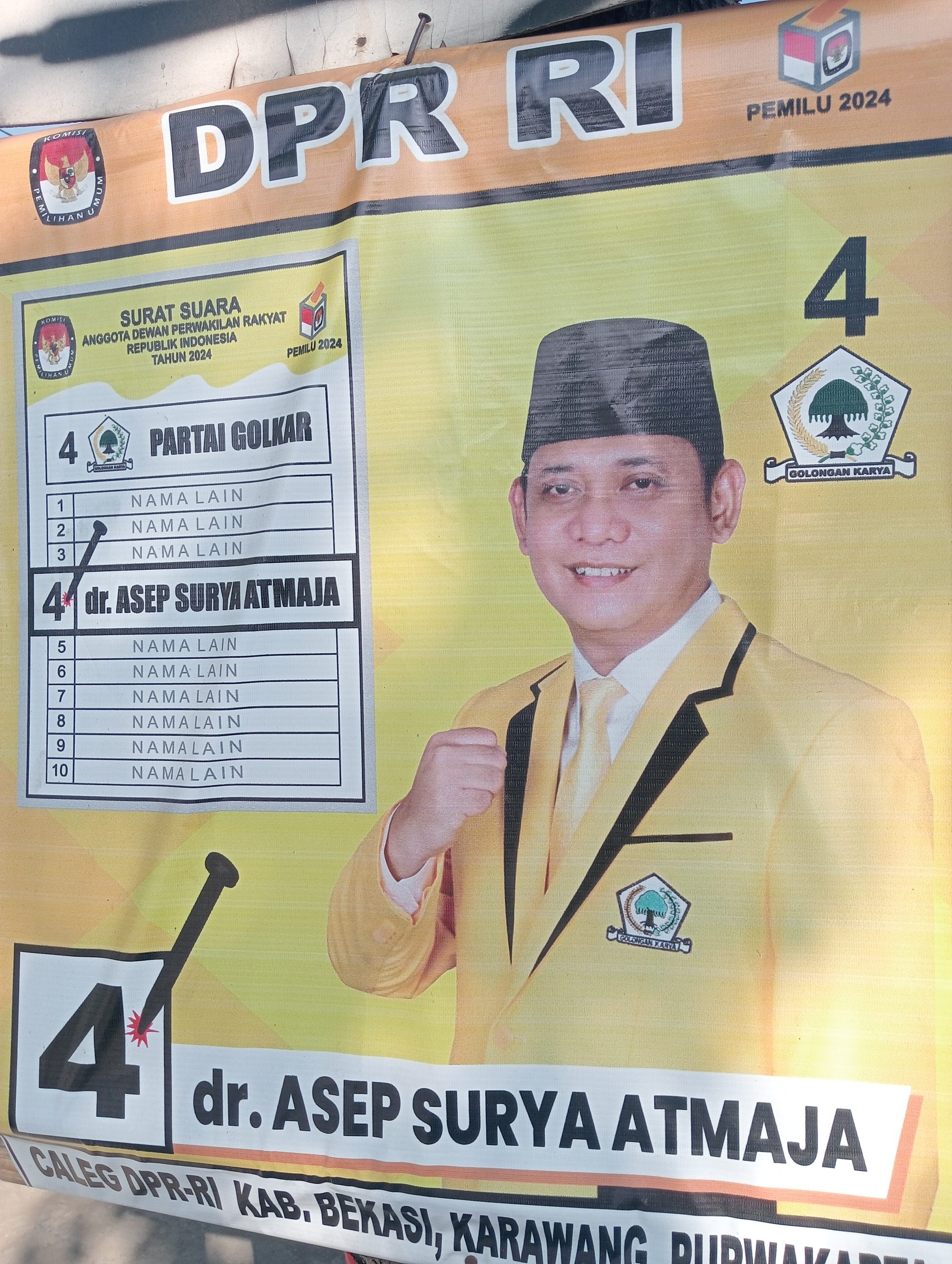 Esa Asa Kita Se-Kabupaten Bekasi Terus Bergerak Untuk Kemenangan dr ...
